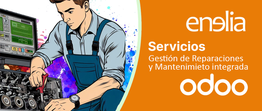 Los modulos de Servicio Técnico de odoo | enelia